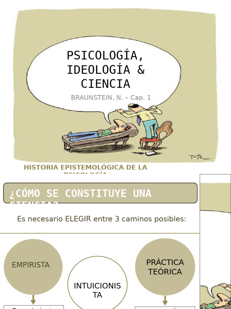 Braunstein, N. - Cap. 1 | PDF | Experiencia | Teoría