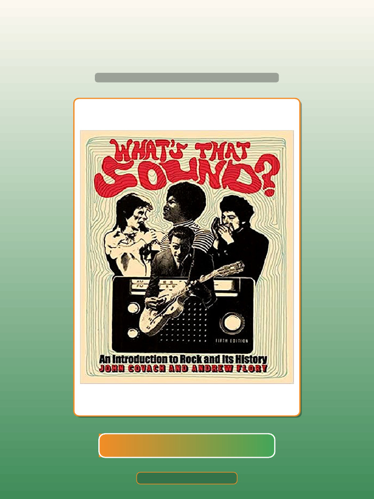 Whats That Sound An Introduction To Rock Its History Full Version | PDF ...