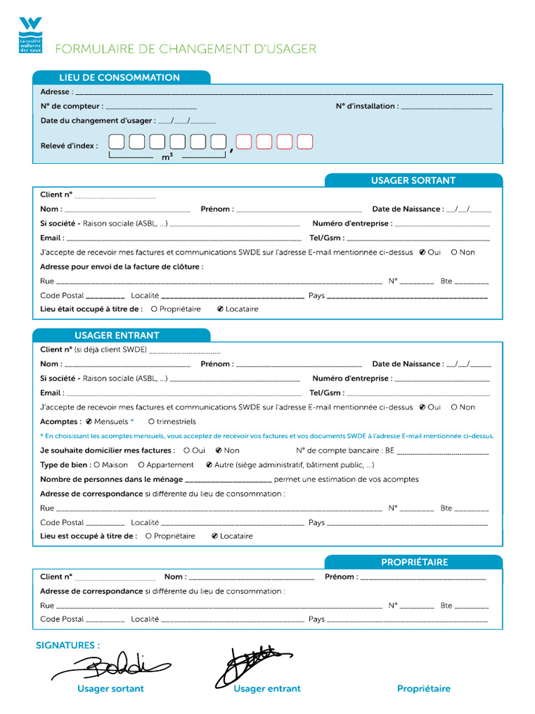 Changement Swde | PDF