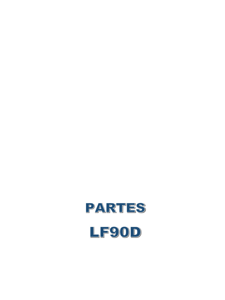 Partes y Ensambles LF90D Detallados | PDF | Tornillo | Arandela (Hardware)