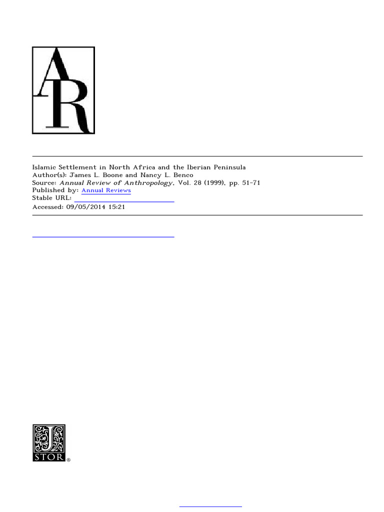 Islamic Society in North Africa & Iberia | PDF | Maghreb | Kinship
