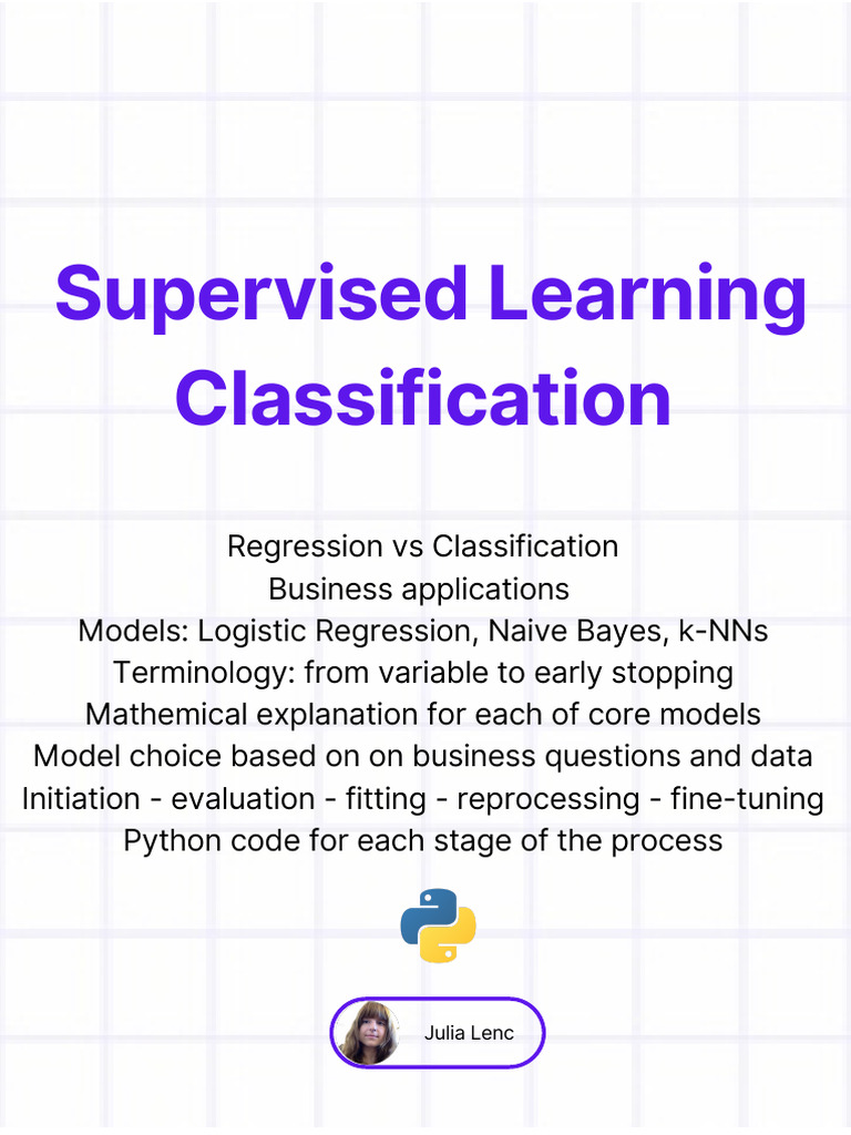 Supervised Classification | PDF | Statistical Classification | Regression Analysis