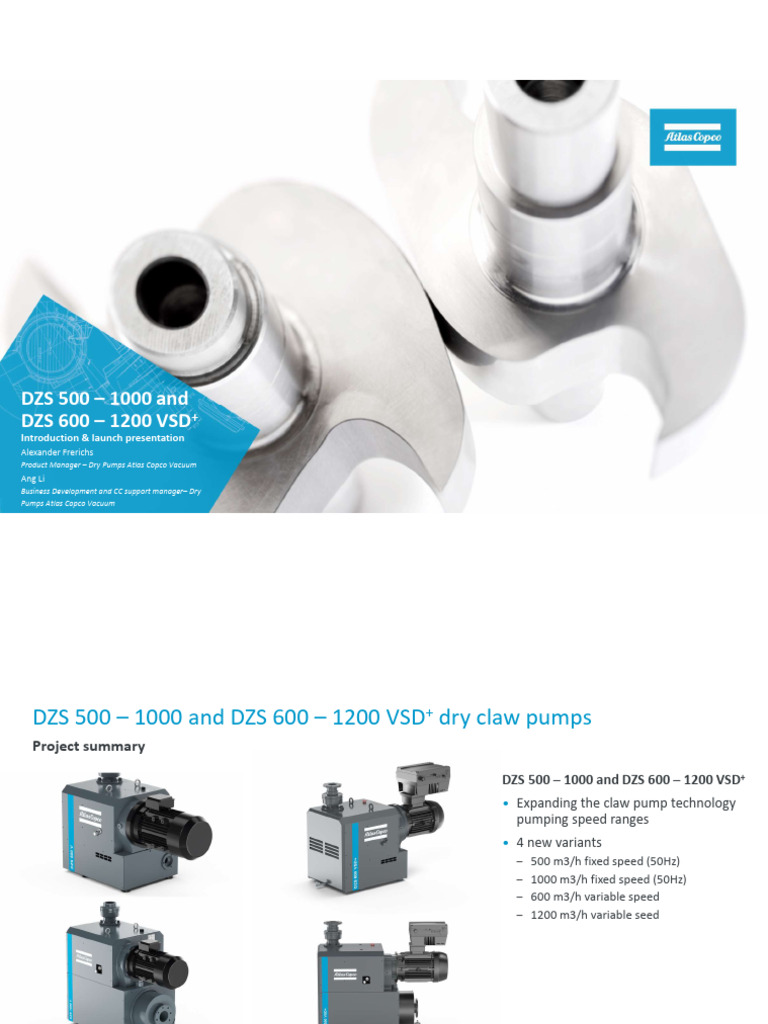 DZS 500 - 1000 and DZS 600 - 1200 VSD+ Introduction Presentation V1.0 ...