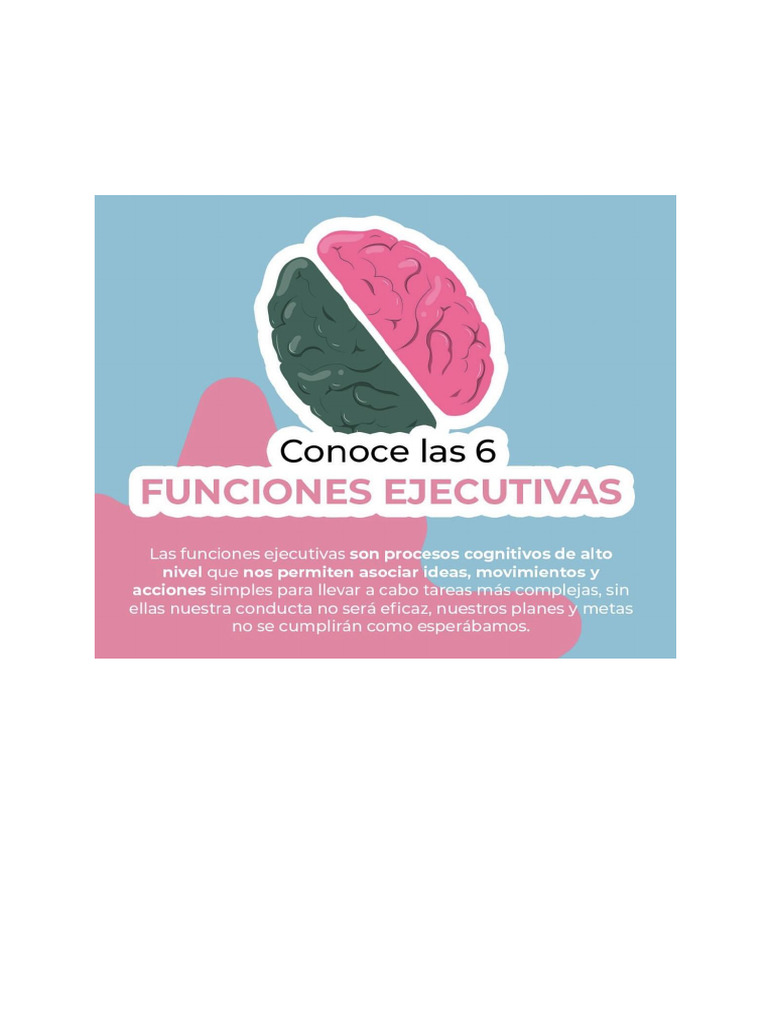 Funciones Ejecutivas | PDF