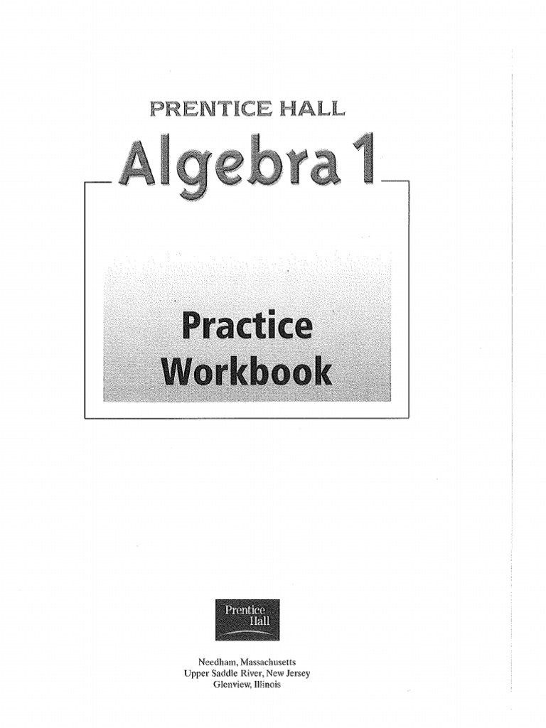 Algebraworkbook Prenticehall | PDF