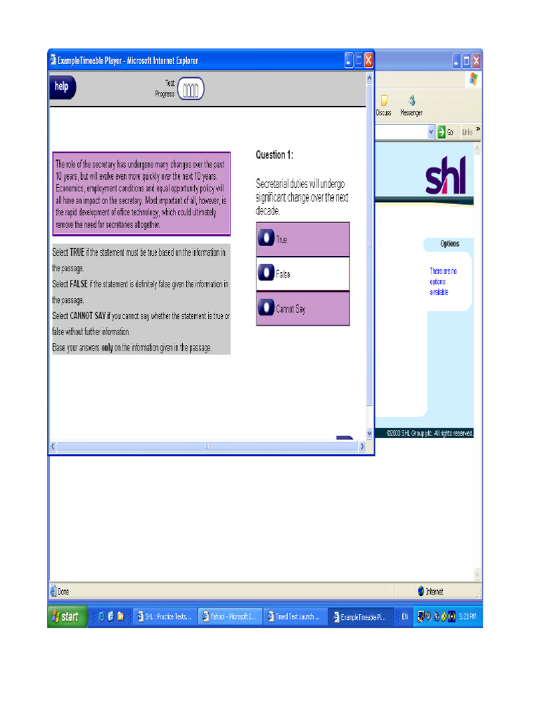 SHL Real | PDF