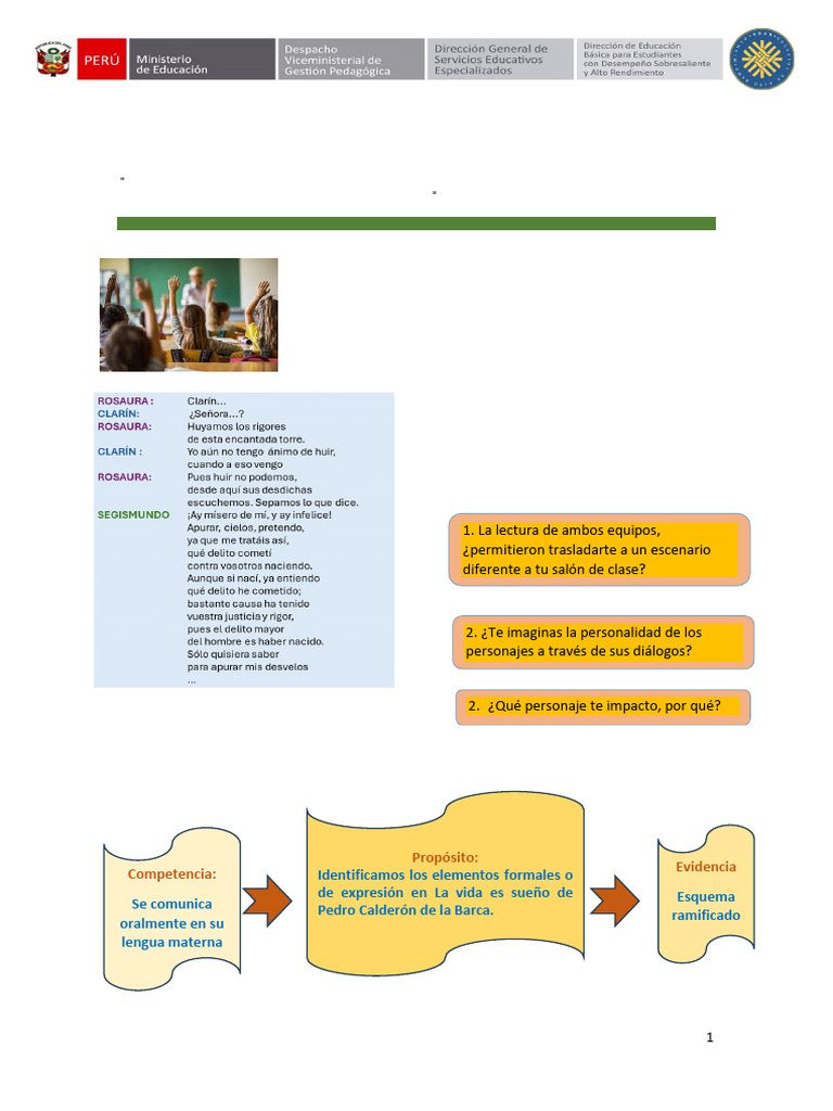 DMaP 22 - 2024 - Elementos de Expresión - La Vida Es Sueño | PDF ...