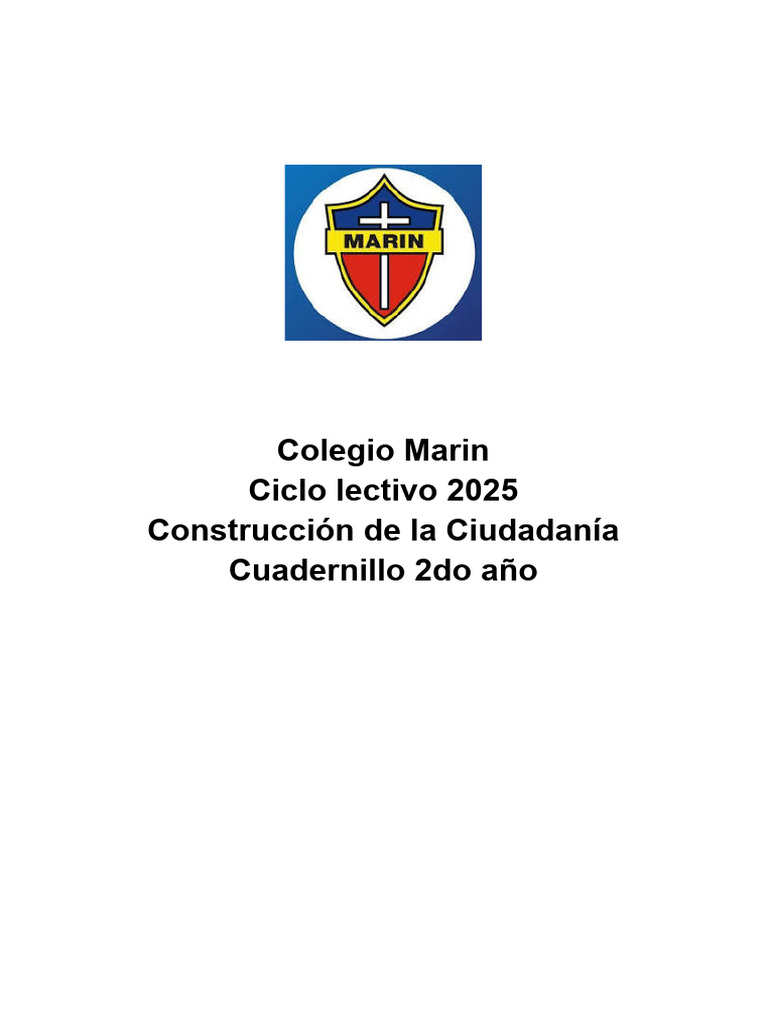 Cuadernillo 2do CC 2025 | PDF