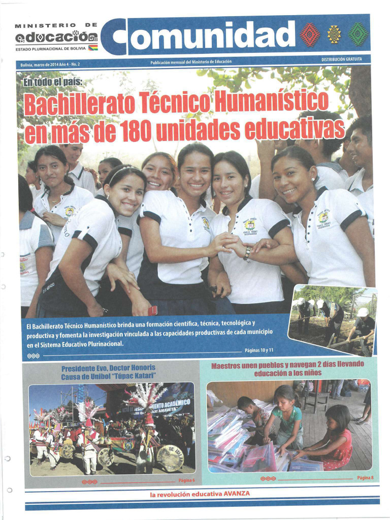 Bachillerato Técnico Humanístico en Más de 180 Unidades Educativas | PDF
