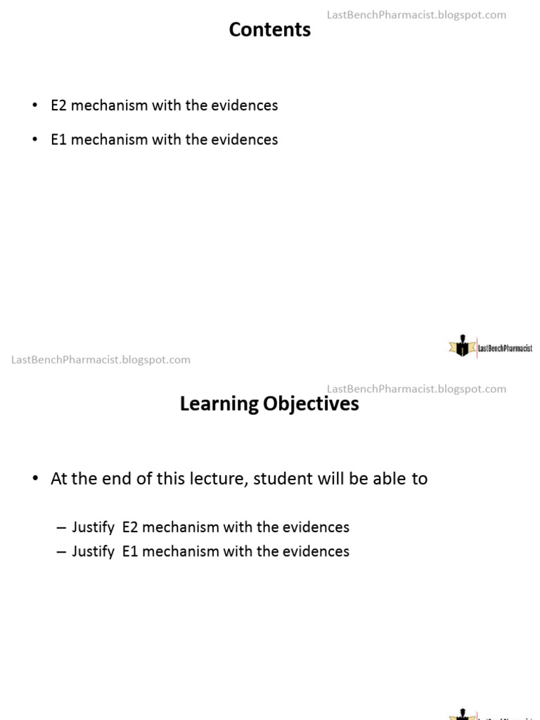 E1 and E2 Reaction Mechanisms Explained | PDF | Organic Chemistry ...