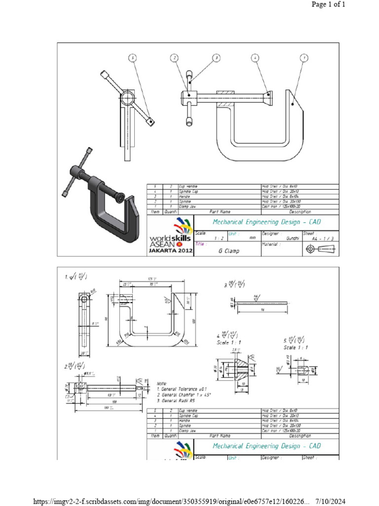 G Clamp | PDF