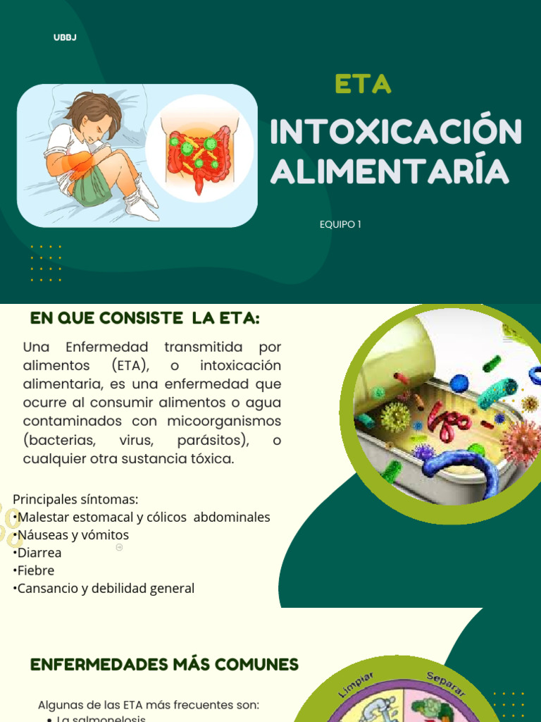 Intoxicación Alimentaria ETA | PDF | Enfermedades transmitidas por ...