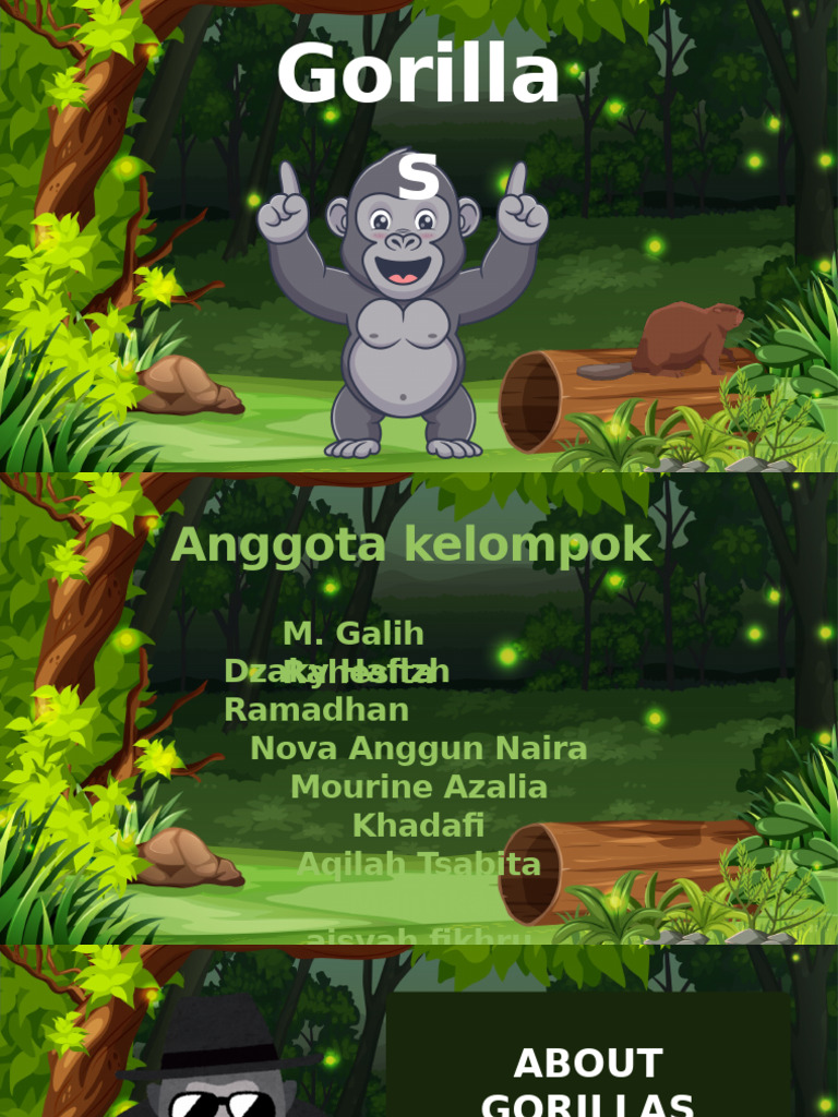 Temperate Forest Habitats Science Presentation in Green Brown Fun Style ...