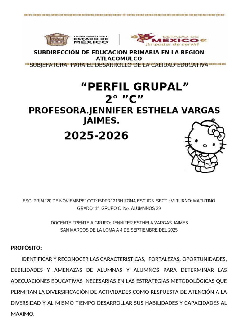 Perfil Grupal Primero C | PDF | Inteligencia | Neurociencia
