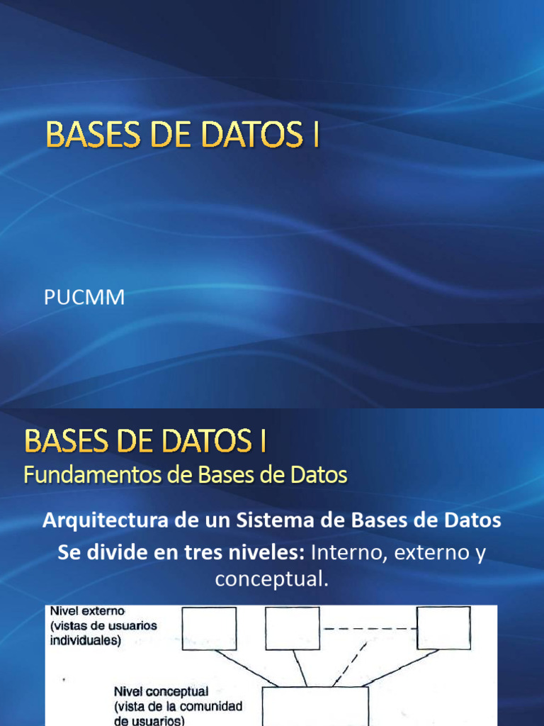 Bases de Datos I - Unidad III | PDF | Bases de datos | Archivo de ...