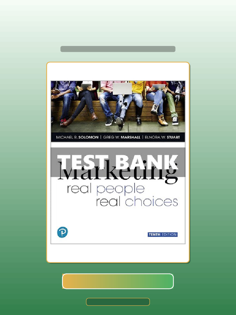 Marketing Real People Real Choices 10th Edition Solomon Ebook and ...
