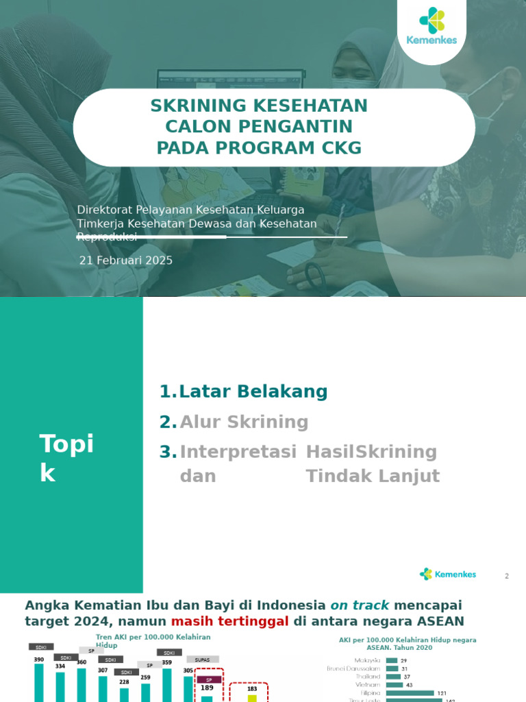 MATERI PPT Kescatin Paparan Webinar Series PKG (Sesuai Kepmenkes PKG) | PDF