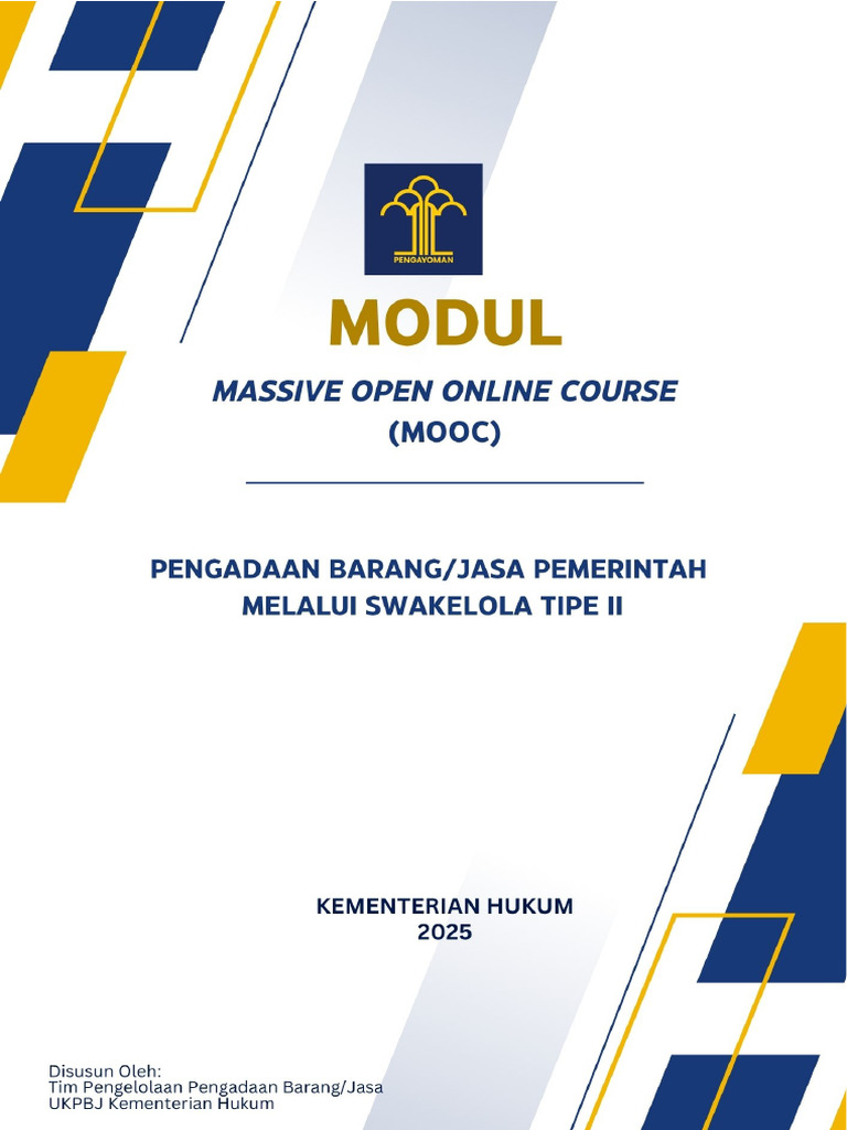 Contoh Swakelola Tipe II Pemerintah | PDF