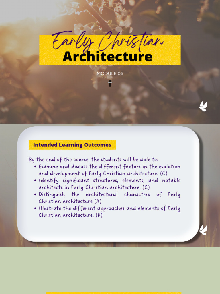 Early Christian Architecture Overview | PDF | Constantine The Great ...