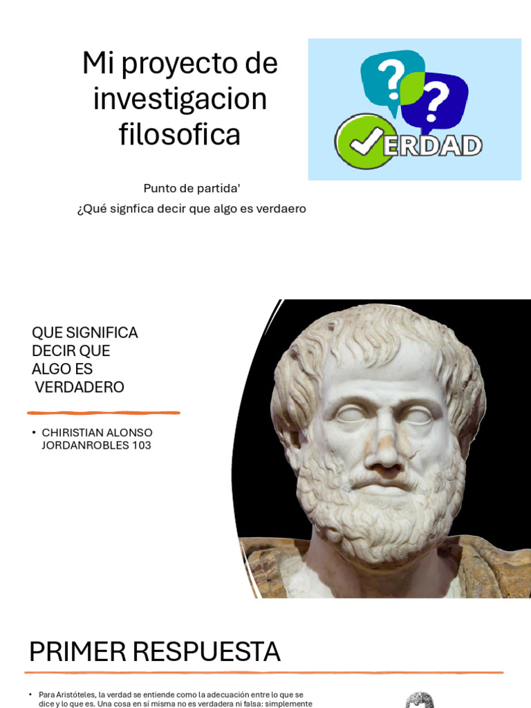 Alonso Jordan Robles 103 | PDF | Verdad | Conocimiento