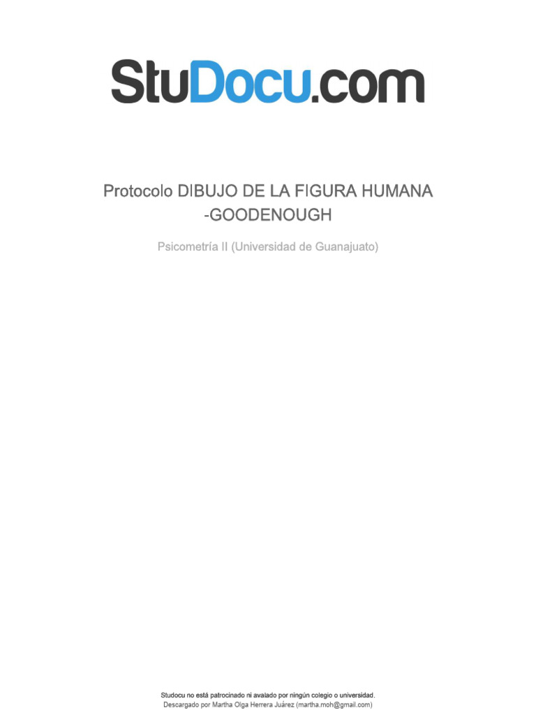 Protocolo DFH Harris Goodenough | PDF