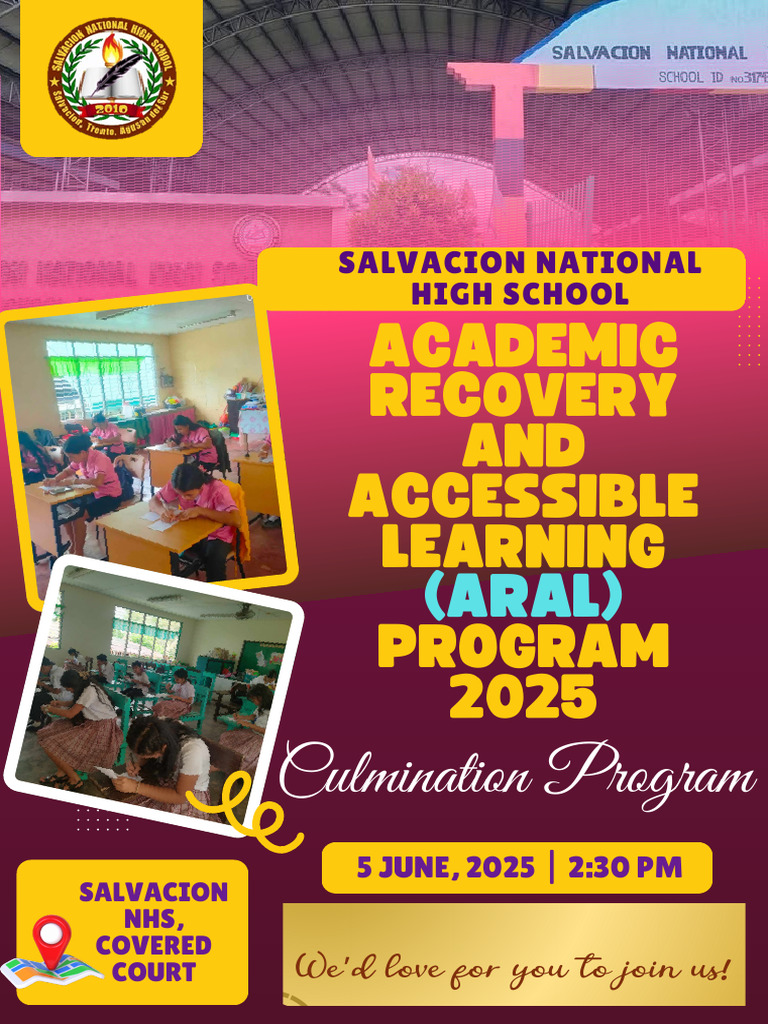 ARAL Culmination Program 2025 - Programme | PDF