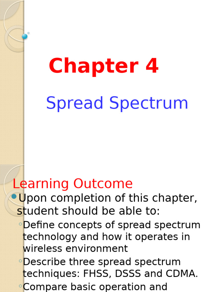 Spread Spectrum Techniques Explained | PDF | Cellular Network | Data ...