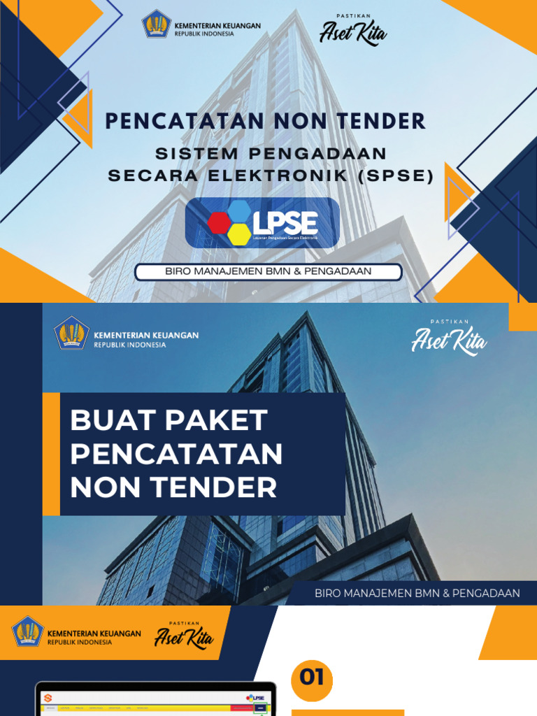 Pencatatan Non Tender di SPSE | PDF
