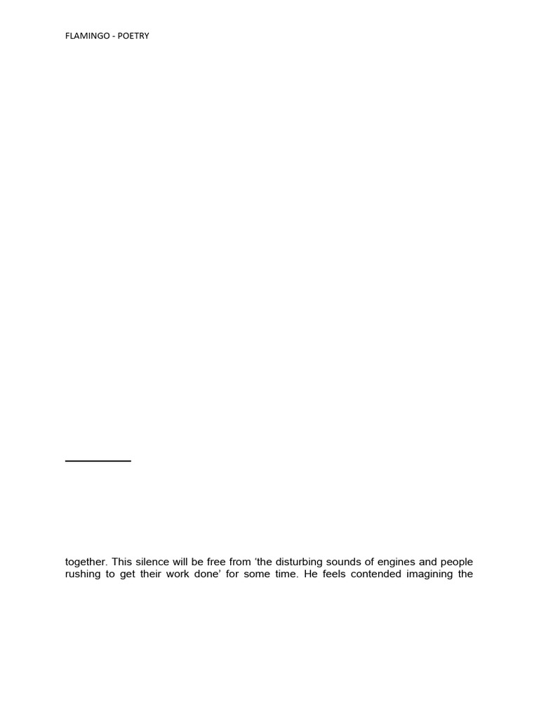 Poem.2. Keeping Quiet PDF | PDF