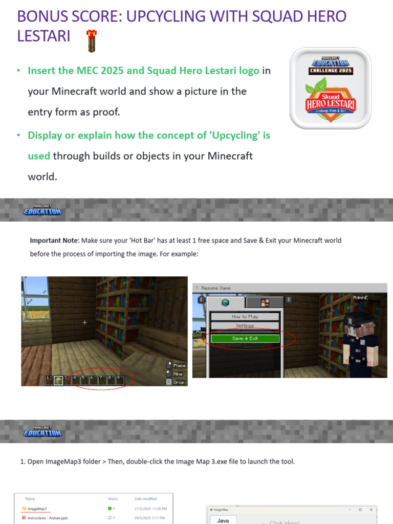 EN - Instructions For Bonus Mark | PDF | Minecraft | Operating System ...