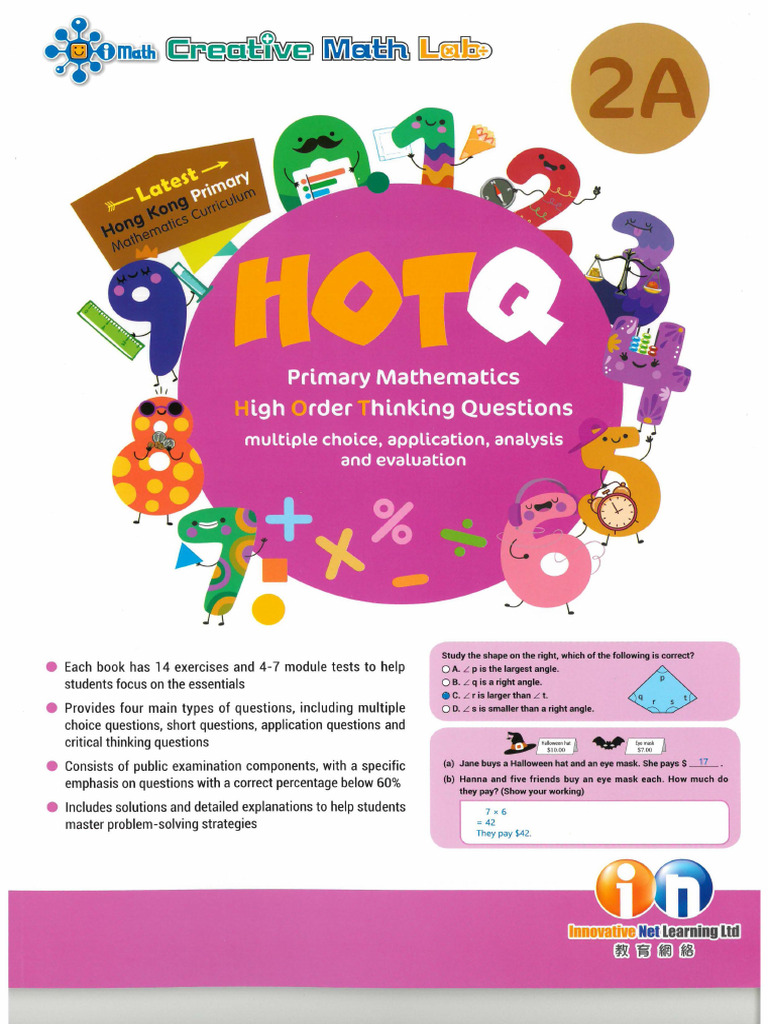 P2 HOT Q Creative Math Exercise 2A | PDF | Line (Geometry) | Geometry