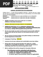 Westering Primary School Application - 2027 | PDF