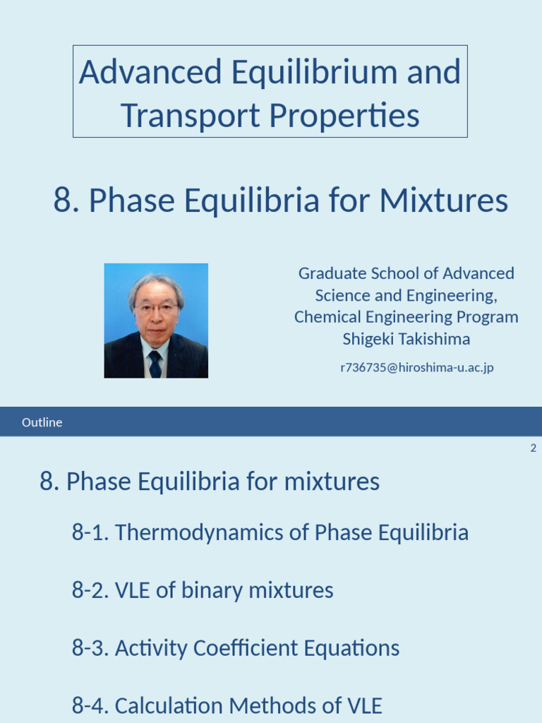 Chap8 Phase Equilibria | PDF | Chemical Equilibrium | Physical Sciences