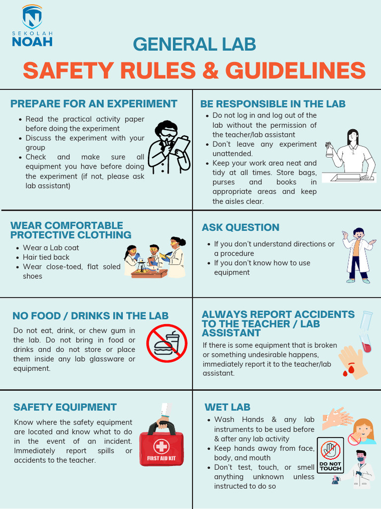 General Lab Safety Rules & Guidelines | PDF