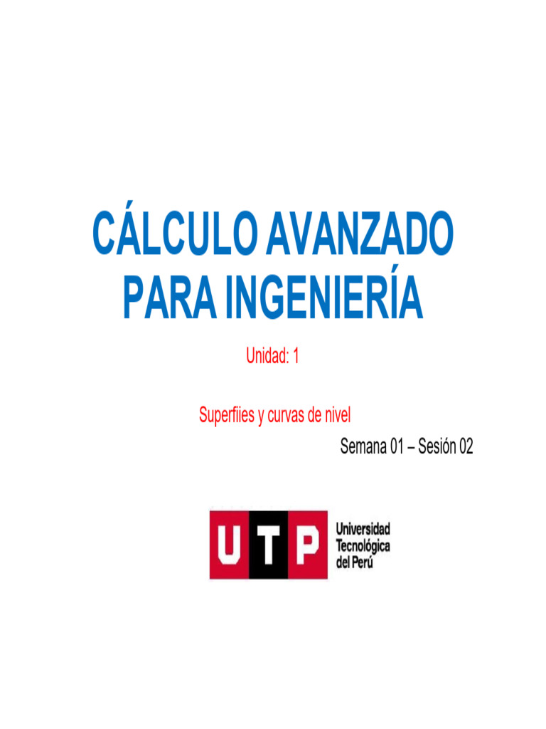 S01 - s2 - MATERIAL - Superficies y Curvas de Nivel - Aplicaciones | PDF | Línea de contorno ...