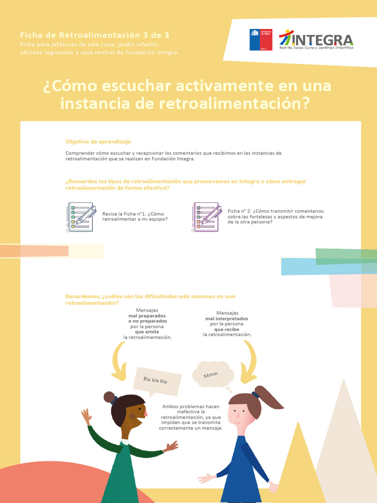 Ficha 3 Como Escuchar Activamente 1 | PDF