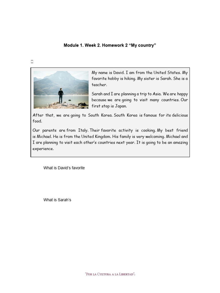 Module 1. Homework 2. My Country | PDF | Chess Openings | Chess