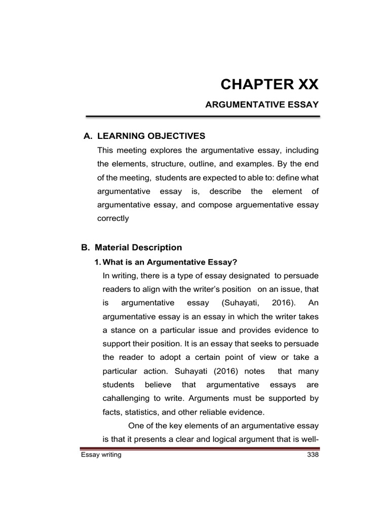 Argumentative Essay Writing Guide | PDF | Essays | Argument