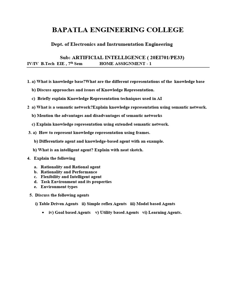 Ai Home Assignment | PDF