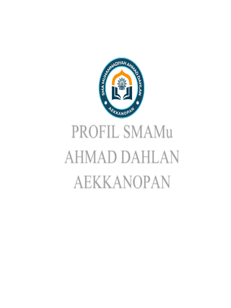 Profil SMA Muhammadiyah Ahmad Dahlan | PDF