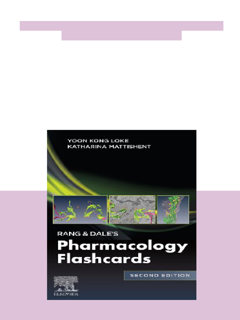 Rang & Dale's Pharmacology Flash Cards 2nd Edition Yoon Kong Loke ...