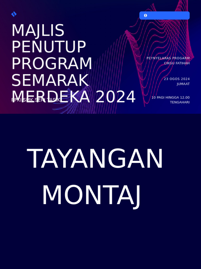 Majlis Penutup Program Semarak Merdeka 2024 | PDF