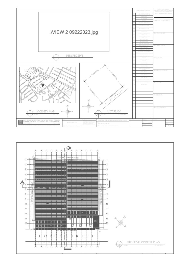 Proposed Warehouse Building Plans | PDF | Building Engineering | Civil ...