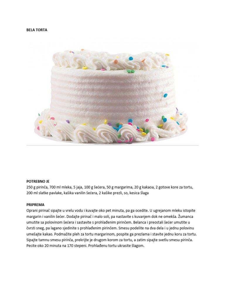 Bela Torta | PDF
