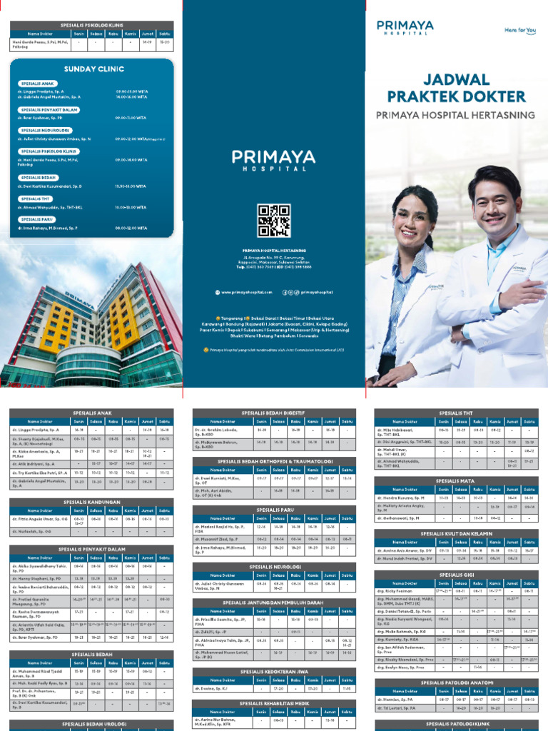 Jadwal Dokter Pdf