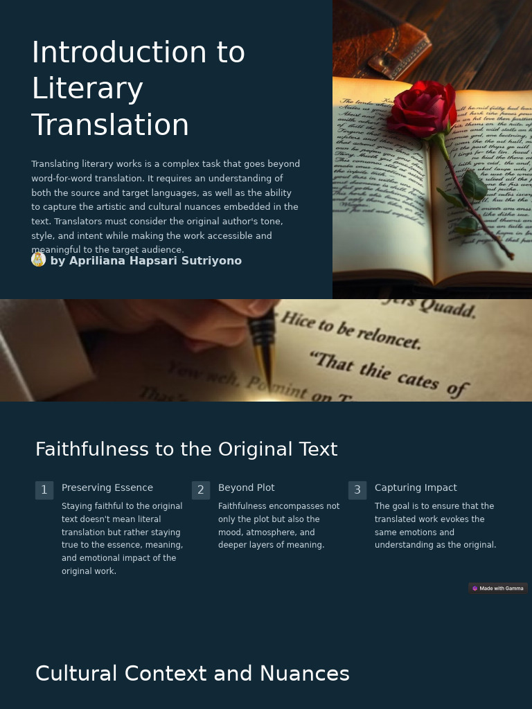 Introduction To Literary Translation | PDF | Translations | Poetry