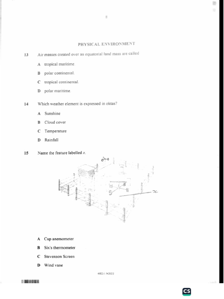 2022 November Geography P1 | PDF