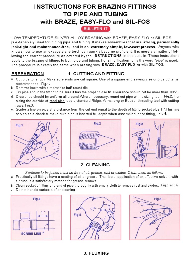 Brazing Fittings Ins | PDF | Pipe (Fluid Conveyance) | Building Materials