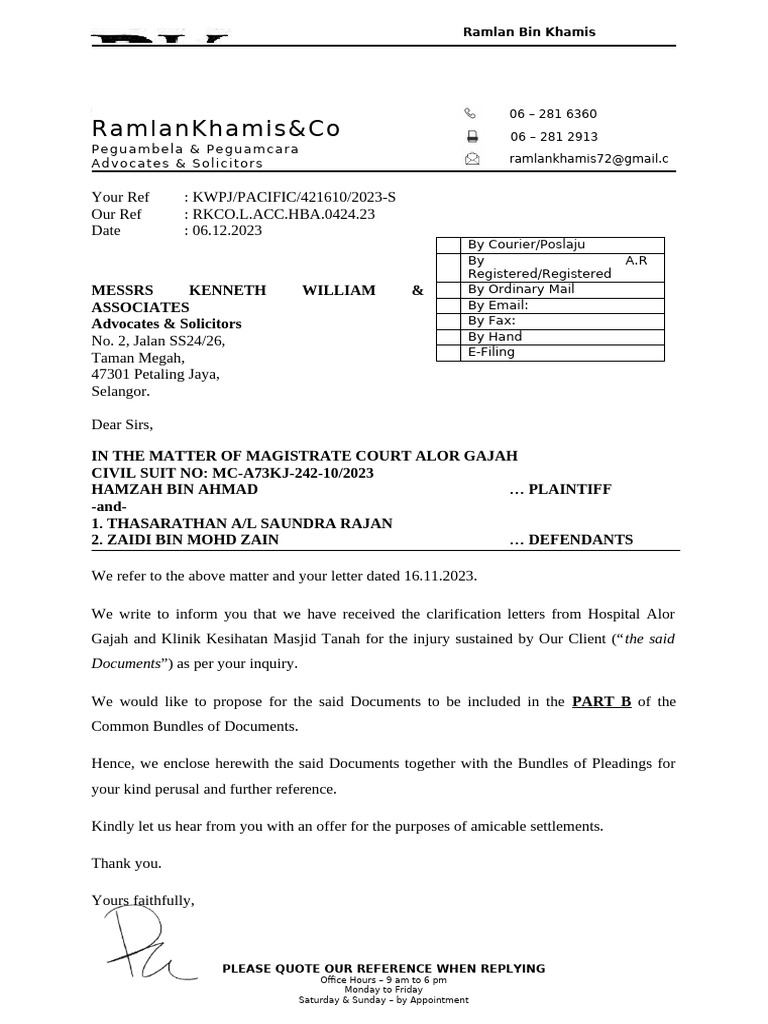 Letter To Serve Clarification Letters | PDF