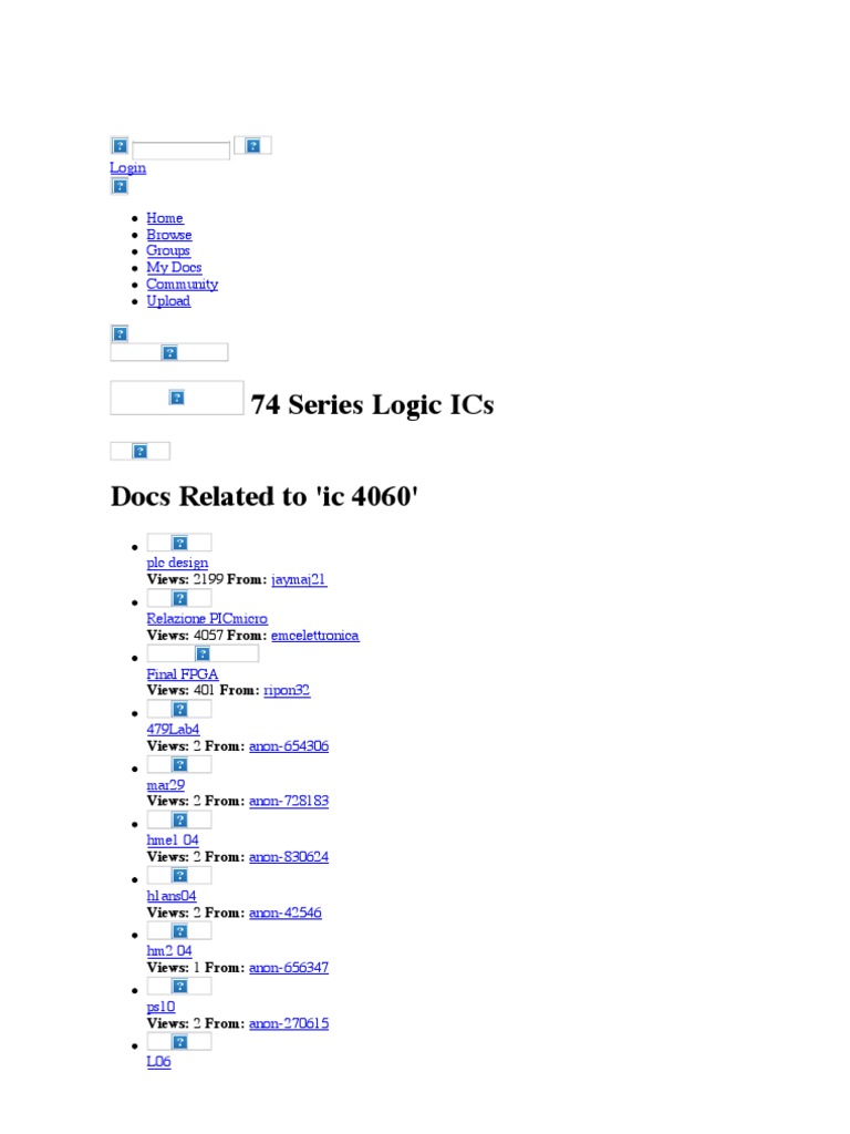 74 Series Logic ICs | PDF | Logic Gate | Electronic Circuits